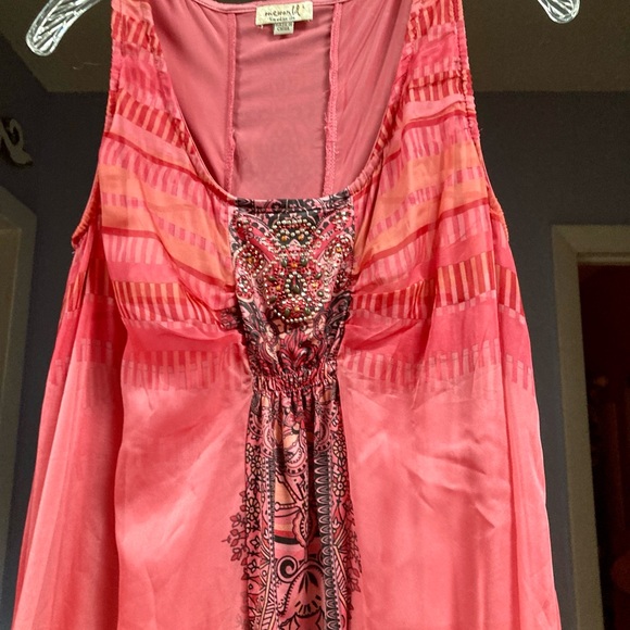 ONE WORLD | Dresses | One World Chiffon Midi Dress Large Euc Lined ...